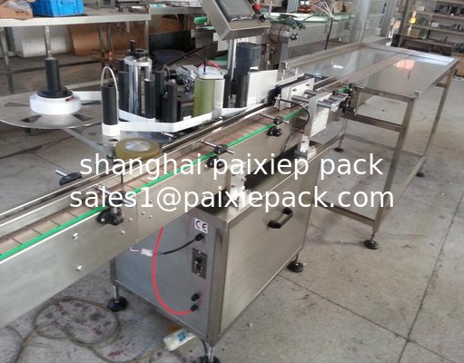 Custom Printed Automatic Sticker Labeling Machine 2kw PLC Control supplier
