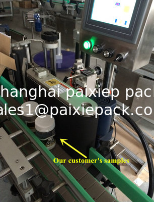 Sauce Plastic Bottle Automatic Labeling Machine / Label Applicator Machine supplier