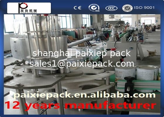 Full Automatic Liquid Bottle Linear Filling Machine Oil Tin Can Filling Machine supplier