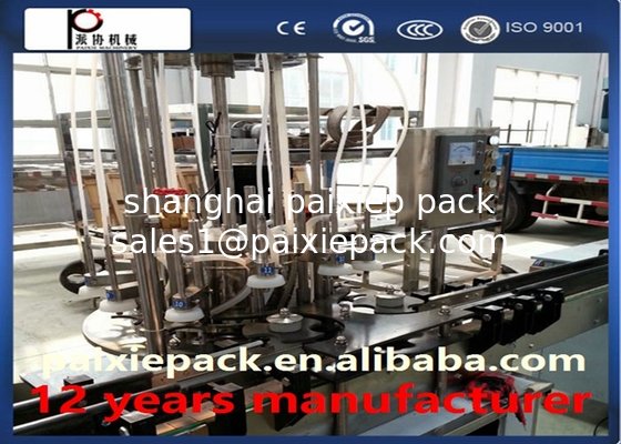 Full Automatic Liquid Bottle Linear Filling Machine Oil Tin Can Filling Machine supplier