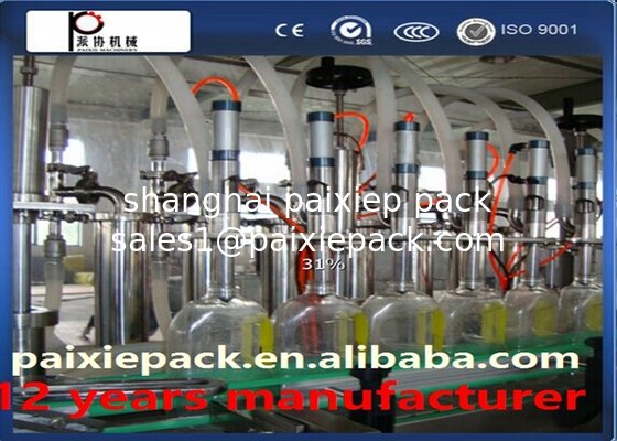 Auto Cooking Oil Filling Machine For Glass and Plastic Bottle , HIgh Speed supplier
