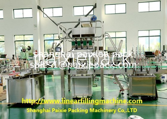 Servo / Electric Driven 3 - In - 1 Linear Filling Machine Easy To Operate supplier