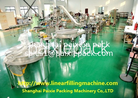 Fullautomatic Linear Filling Machine / Equipment Single Or Two Adhesive Labels supplier