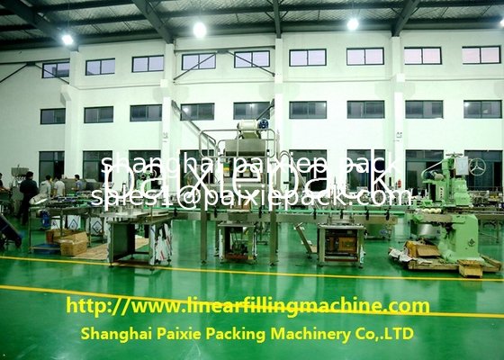 Fullautomatic Linear Filling Machine / Equipment Single Or Two Adhesive Labels supplier