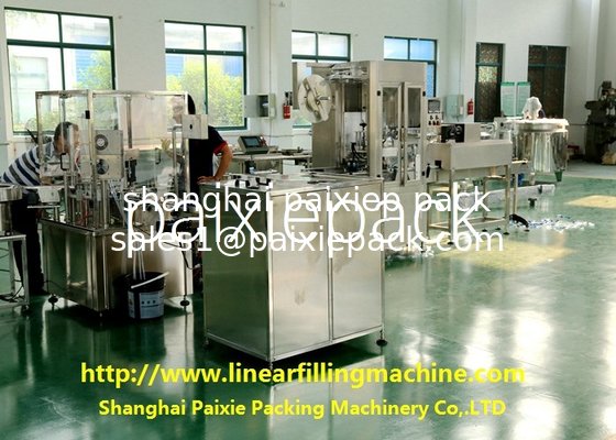 0.8KW Glass Or Plastic Bottle Linear Filling Machine Honey Filling Machine supplier