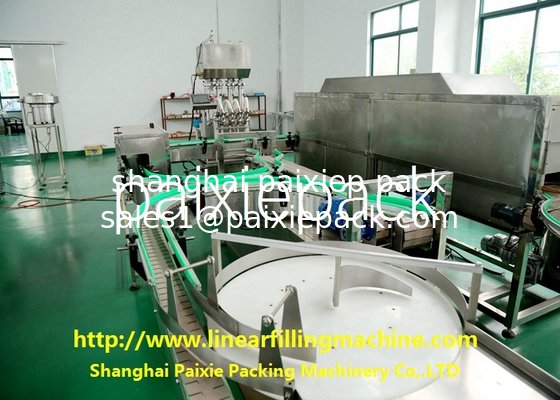0.8KW Glass Or Plastic Bottle Linear Filling Machine Honey Filling Machine supplier