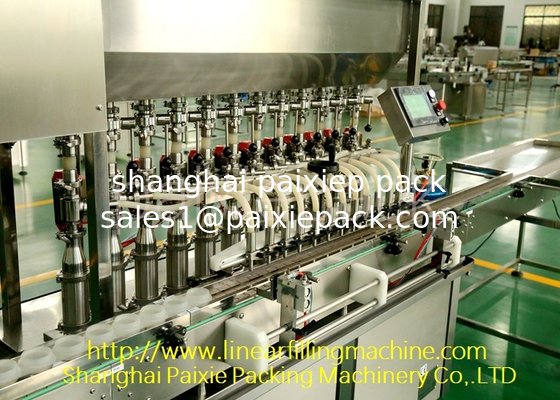 Servo Driven Automatic Piston Filling Machine For Hot Petroleum Jelly Bottle supplier