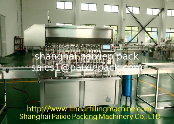 Servo Driven Automatic Piston Filling Machine For Hot Petroleum Jelly Bottle supplier