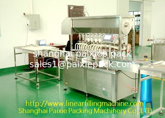 Servo Driven Automatic Piston Filling Machine For Hot Petroleum Jelly Bottle supplier