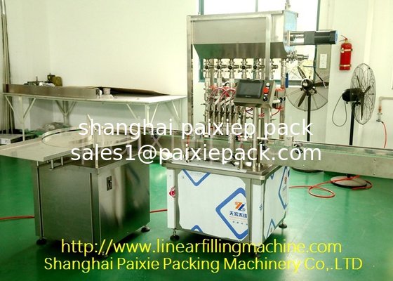 Piston Type Petroleum Jelly Pet Bottle Filling Machine 12 / 8 / 4 Heads supplier