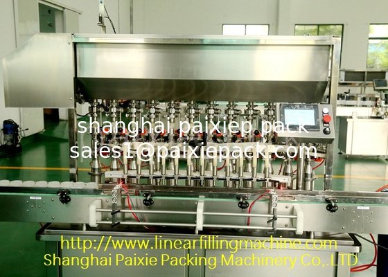 Piston Type Petroleum Jelly Pet Bottle Filling Machine 12 / 8 / 4 Heads supplier