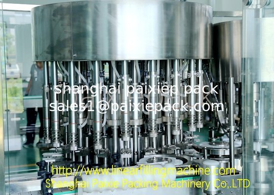 Touch Screen 3 In 1 Filling Machine For Expectorant Cough Syrup Glass Bottling supplier