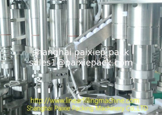 Energy Saving 3 In 1 Filling Machine Syrup Glass Bottle Production Line Multifunctional supplier