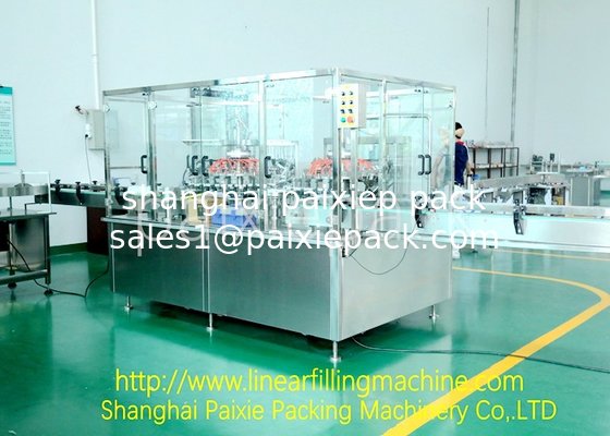 Energy Saving 3 In 1 Filling Machine Syrup Glass Bottle Production Line Multifunctional supplier