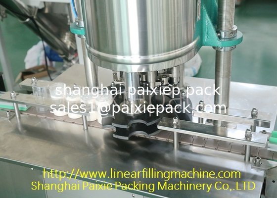 Pneumatic Driven Tin Can Powder Filling Sealing Machine For Coffee Powder Fillers supplier