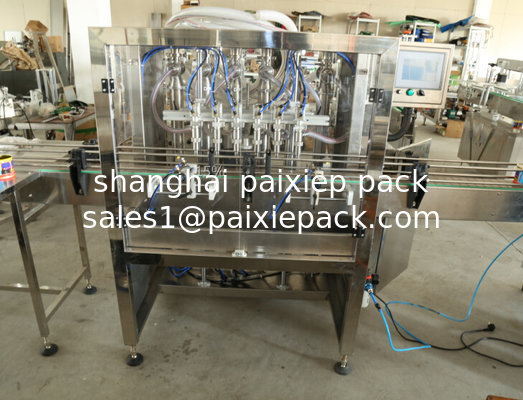 Stainless Steel Liquid Tin Can Filling Machine For Filling Wine / Vinegar And Medicine supplier