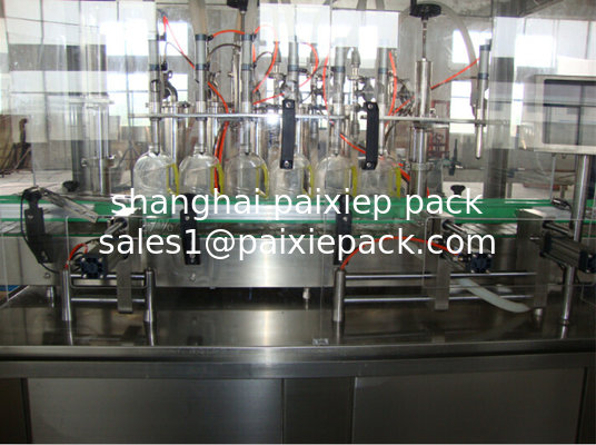 Custom Made Liquid Oil Filling Machine With Piston Pump , Stainless Steel Lube supplier