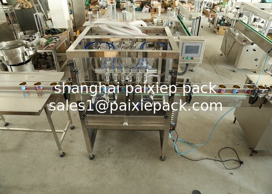 Industrial Liquid Filling Equipment Pneumatic Filling Machine for Food , Soymilk supplier