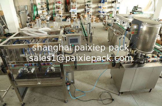 Piston Pump Juice Tin Can Filling Machine Automatic Bottling Equipment supplier