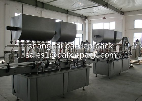 Pneaumatic Driven Piston Hot Filling Machine for Honey , Tomato Paste , Butter supplier