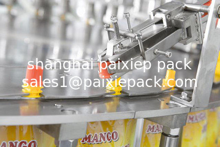 High Accuracy Auto Spout Pouch Filling Machine For Tomato Paste With CE Stanard supplier