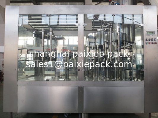 Gravity Monoblock 3 In 1 Filling Machine , Pet Bottle Filling And Capping Machine supplier
