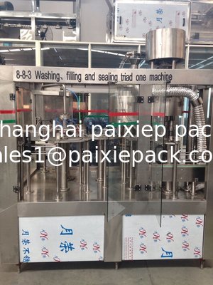 Gravity Monoblock 3 In 1 Filling Machine , Pet Bottle Filling And Capping Machine supplier