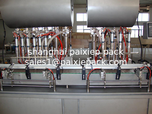 Custom Glass Bottle Paste Cream Filling Machine , Automatic Bottle Filling System supplier