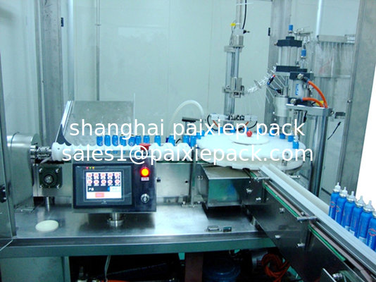 Full Auto Insect Spray Filling Machine Bottle Cap Sealing Machine with PLC Control supplier