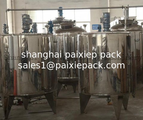 Heating Function Stainless Steel Mixing Tanks For Sauce Mixing Heating supplier