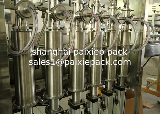 Stainless Steel Glass Bottle Piston Filling Machine for Honey / Beverage And Cosmetic supplier