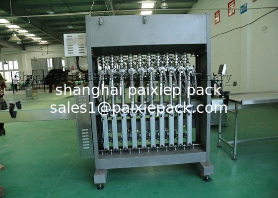 Stainless Steel Glass Bottle Piston Filling Machine for Honey / Beverage And Cosmetic supplier