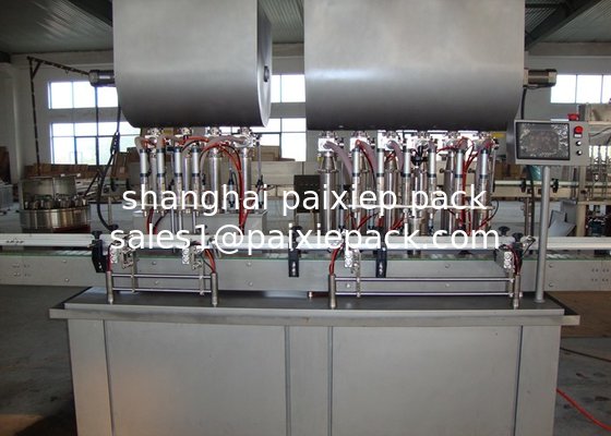 Automated Piston Filling Machines And Equipment , Bottle Filling Plant for Meat Paste supplier