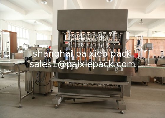 Automated Piston Filling Machines And Equipment , Bottle Filling Plant for Meat Paste supplier
