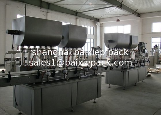 Automated Piston Filling Machines And Equipment , Bottle Filling Plant for Meat Paste supplier