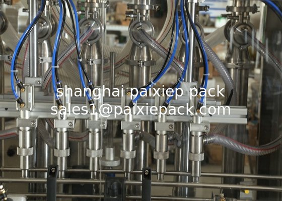Automatic Water / Milk / Juice Liquid Filling Equipment with 6 Nozzles , High Precision supplier