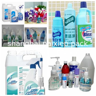 High Speed Bottle Corrosive Liquid Filling Machine For Detergent , Toilet Cleaner supplier