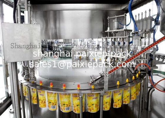 Bottling Equipment Spout Pouch Filling Machine For Chemical , Textiles supplier