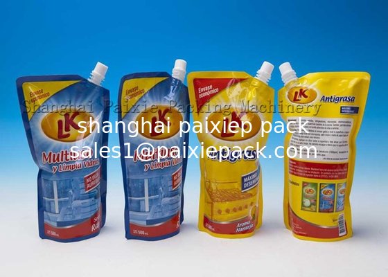 Full Automatic Doypack Spout Pouch Filling Machine Liquid Bottling Equipment supplier