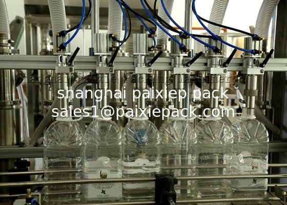 Piston Type Tomato Paste / Peanut Butter Filling Machine For Synthetic Jucie supplier