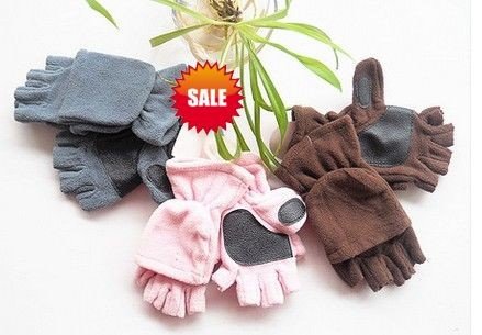 China fishing fingerless fleece gloves with lap supplier