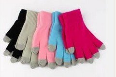 Acrylic touch screen gloves supplier