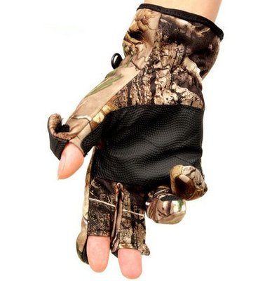 camo fleece military gloves supplier