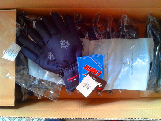 Youth polyester winter ski gloves supplier