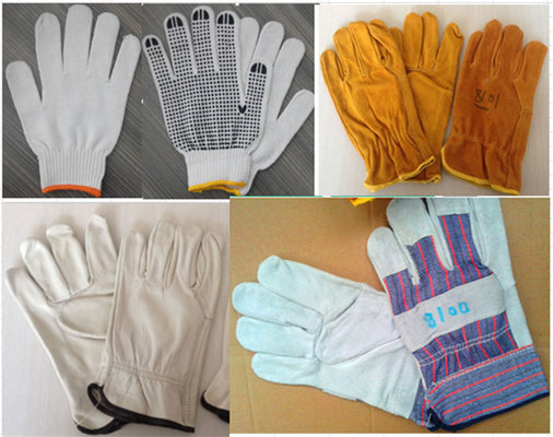 Work gloves , cotton gloves , leather gloves , safety gloves supplier