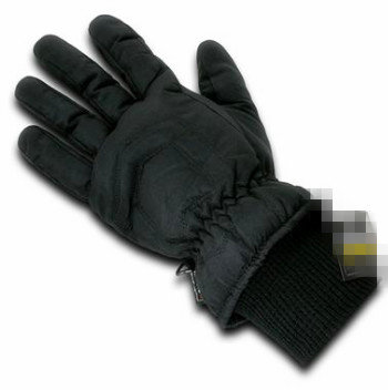 waterproof winter gloves outdoor gloves ski gloves mountain gloves black color adults size polyester fabric supplier