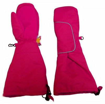 waterproof winter children mittens outdoor mittens  snow mittens thin insulation mittens black color  polyester fabric supplier