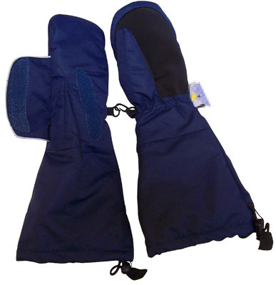 waterproof winter children mittens outdoor mittens  snow mittens thin insulation mittens black color  polyester fabric supplier