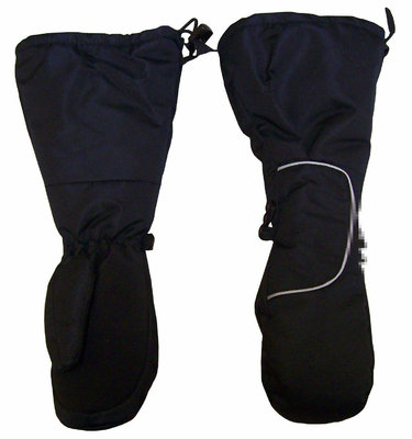 waterproof winter children mittens outdoor mittens  snow mittens thin insulation mittens black color  polyester fabric supplier