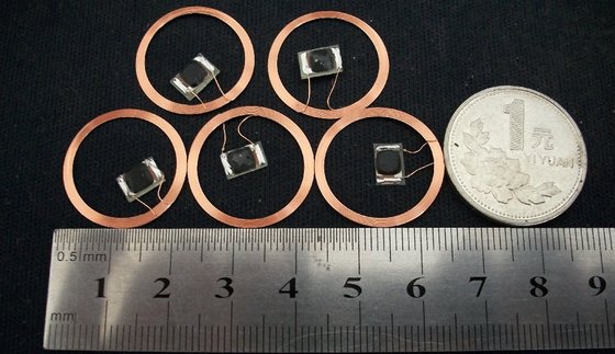Dia 18mm HF ISO14443A -Mifare1 S50 COB rfid coil with chip RFID TAG NFC TAG Chip welding antenna